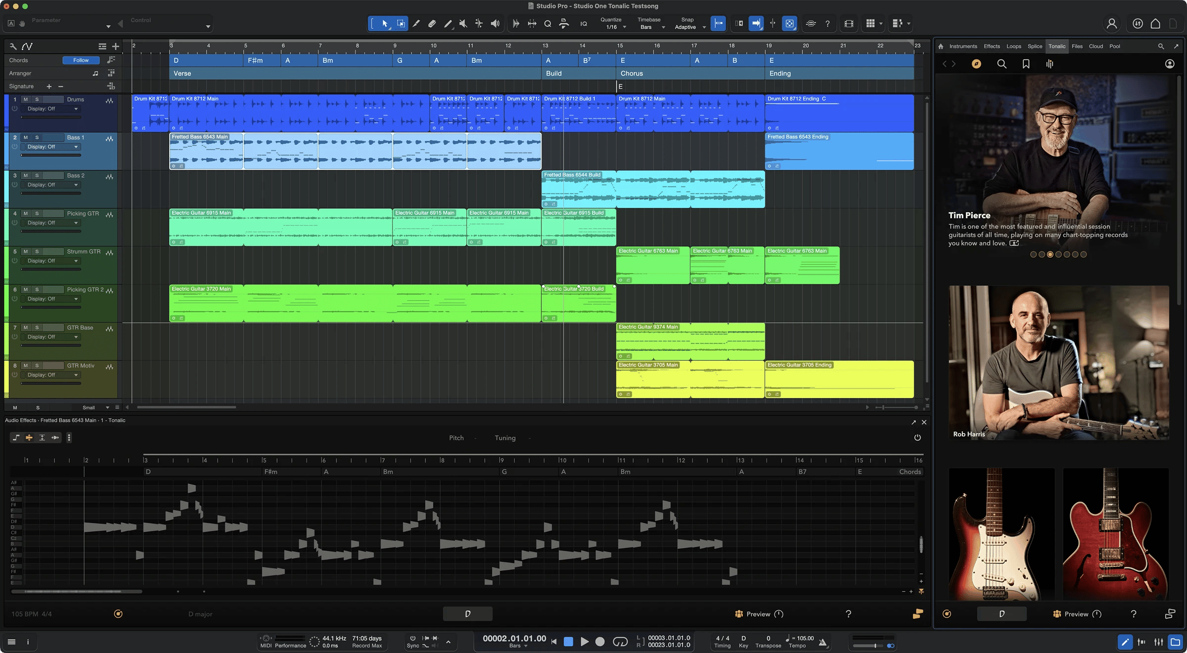 Fender Studio Pro - Integrations