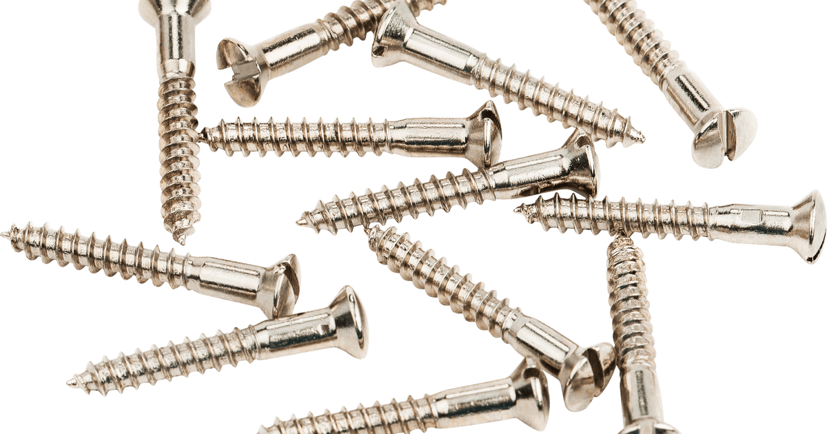 Pure Vintage Slotted Telecaster® Bridge-Strap Button Mounting Screws ...