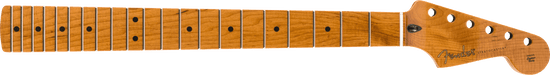 Roasted Maple Stratocaster Neck, 21 Narrow Tall Frets, 9.5", C Shape ...