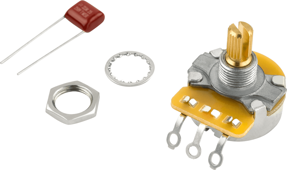 Pure Vintage 250K Split Shaft Potentiometer (Volume or Tone) – Fender