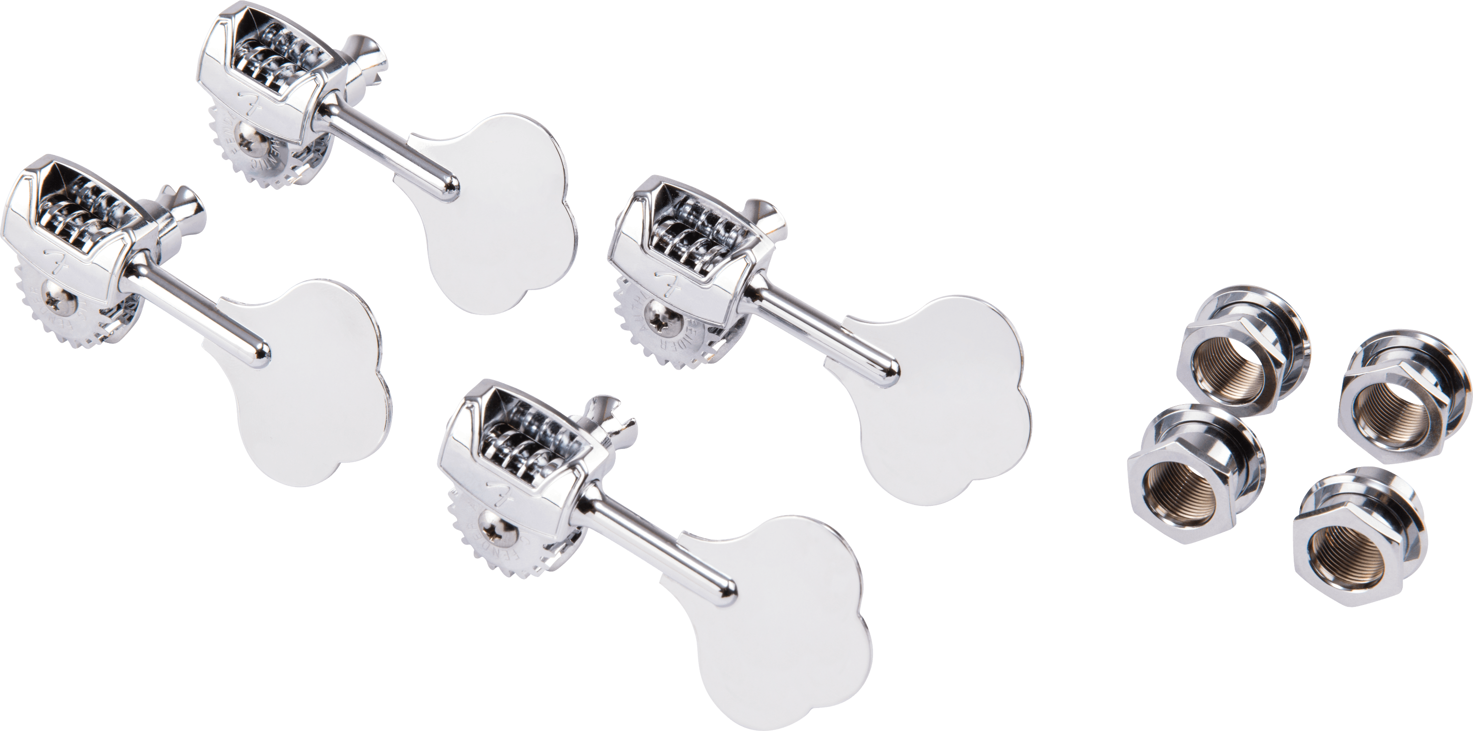 Deluxe Fluted-Shaft Bass Tuning Machine Set – Fender