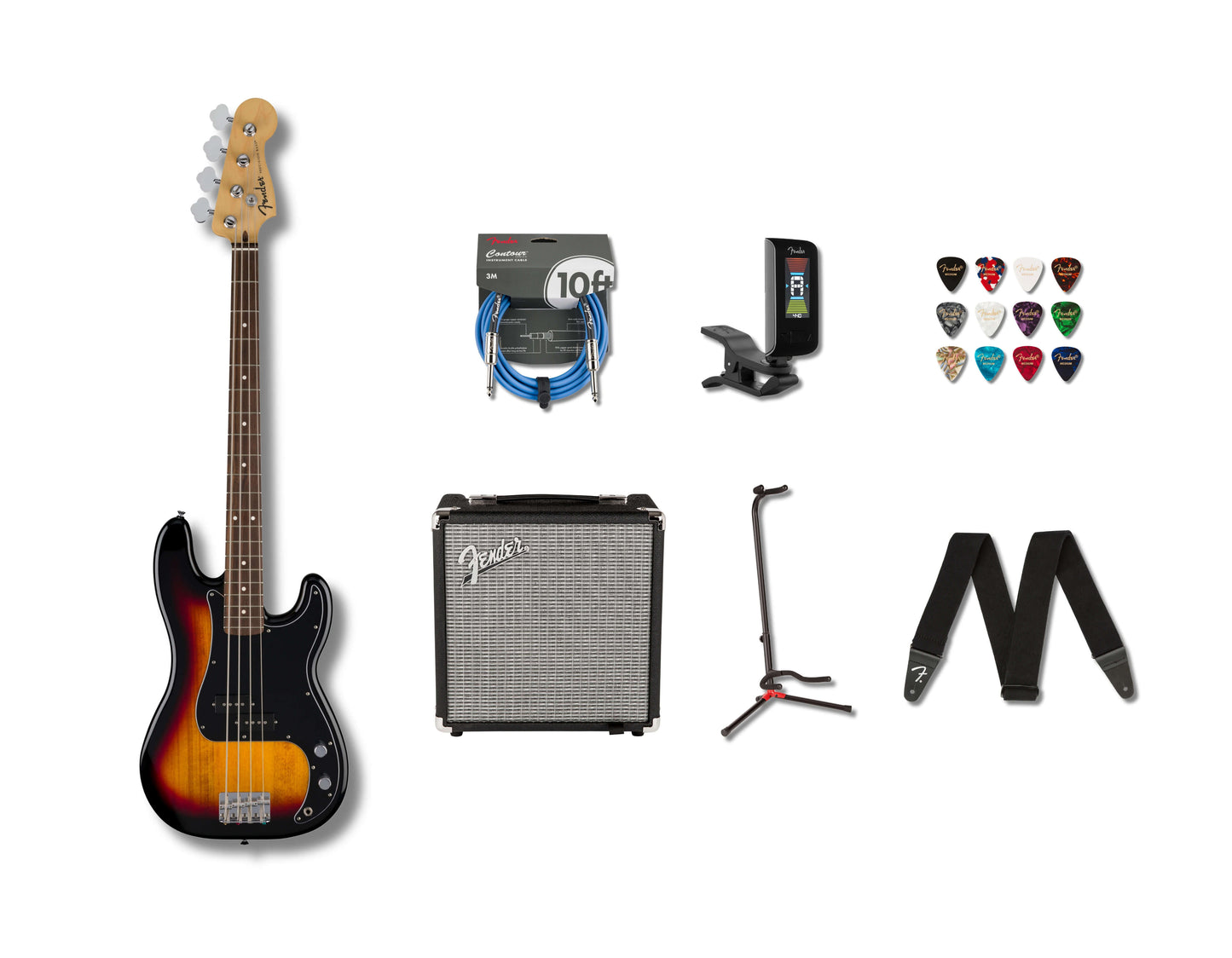 Standard Precision Bass Beginner's Bundle – Fender