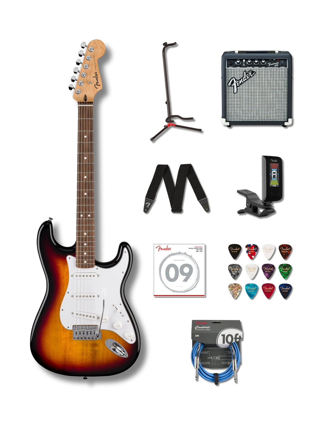 Standard Stratocaster Beginner's Bundle – Fender